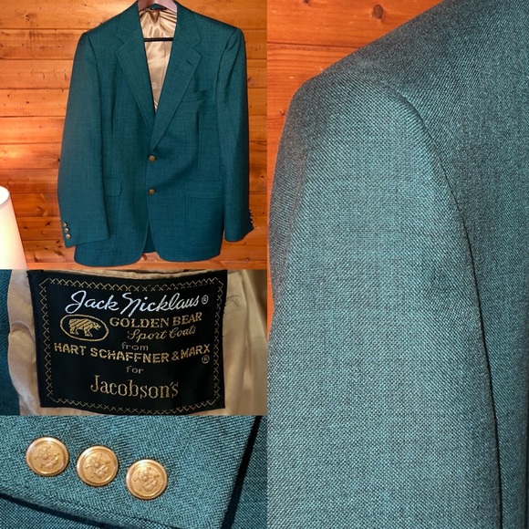 Jack Nicklaus | Suits & Blazers | Vintage Jack Nicklaus Golden Bear ...